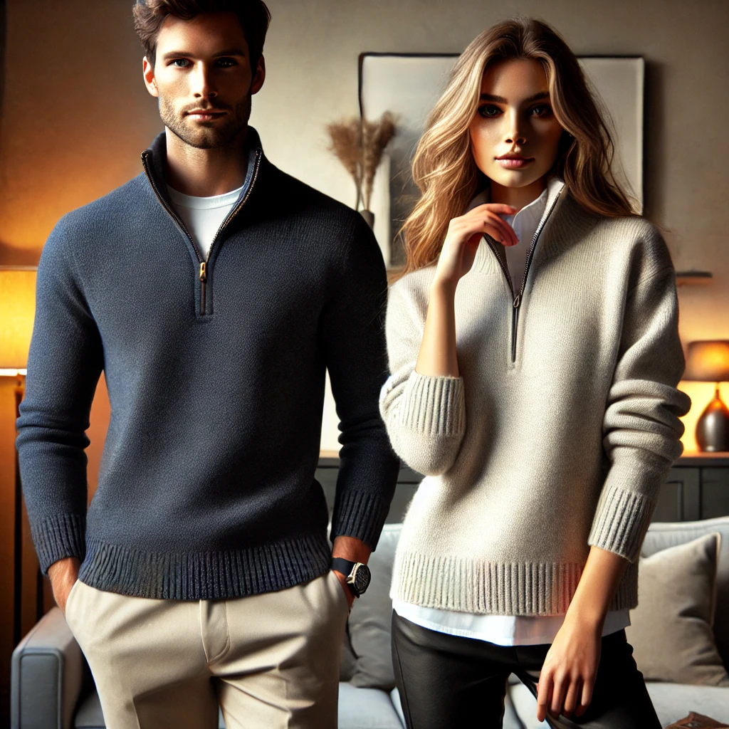 Half Zip Sweater Comfort Meets Style